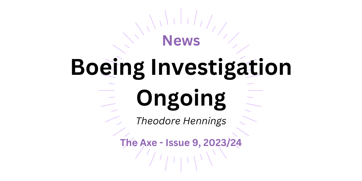 Ongoing Boeing Investigation – The Axe